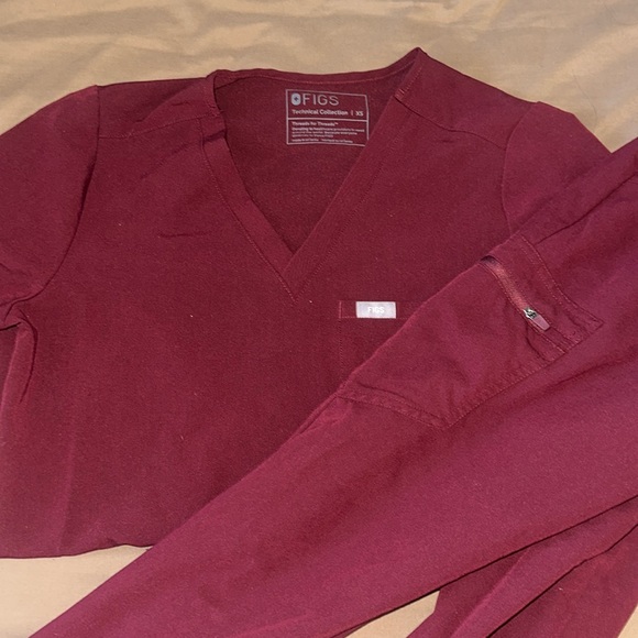Figs | Other | Maroon Figs Scrubs | Poshmark